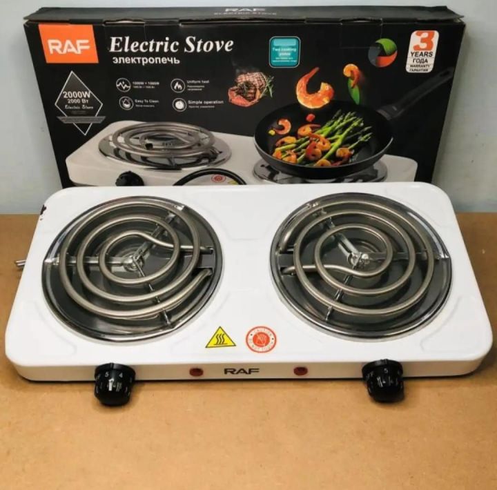 Electric stove (double) for cooking, water boiling etc , electric stove ...