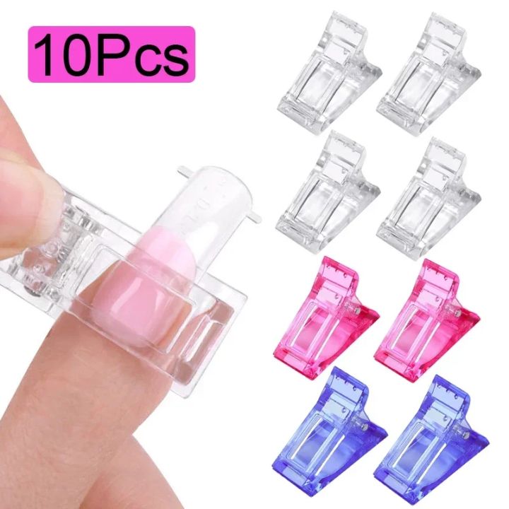 Builder Clamps For Quick 5/10Pcs Acrylic Nail Clip Finger Nail ...