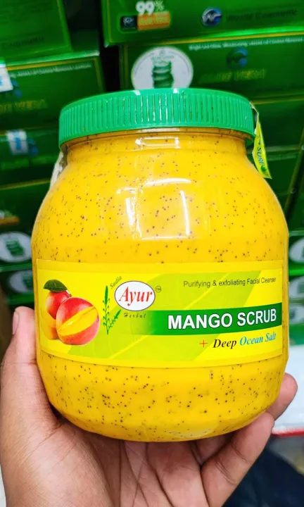 Ayur Mango Scrub is a delightful skincare product that harnesses the ...