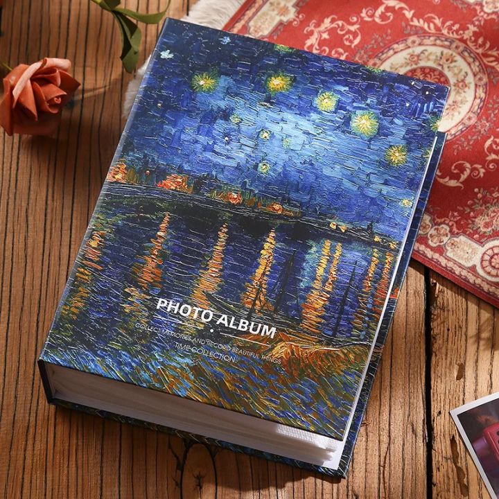 6 Inch Insert Oil Painting Large Capacity Family Photo Album Album Book ...
