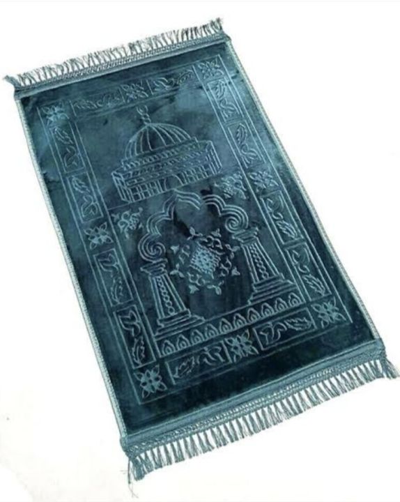 Velvet Foam Print Embossed Janamaz / Prayer Rug / Prayer Mat | Daraz.com.bd