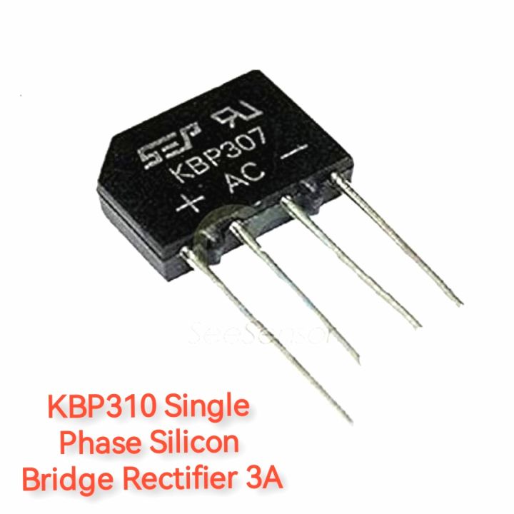 5 PCS OF KBP310 Single Phase Silicon Bridge Rectifier 3A | Daraz.pk