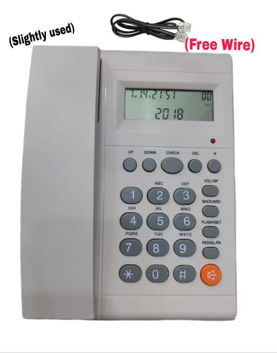 Landline Telephone set With Call Display -Branded Used 100% working ...