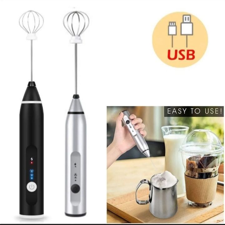 Stainless Steel 2 In 1 Electric Rechargeable Blender And Whiskers With ...
