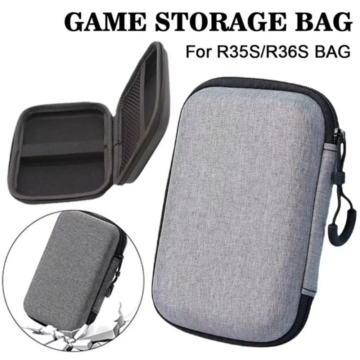 Travel Storage Bag For R36S R35S Game Console EVA Hard Box Portable ...