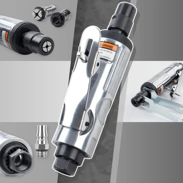 Air Die Grinder, with 1/4" and 1/8" Collets Pneumatic Tool Grinding ...