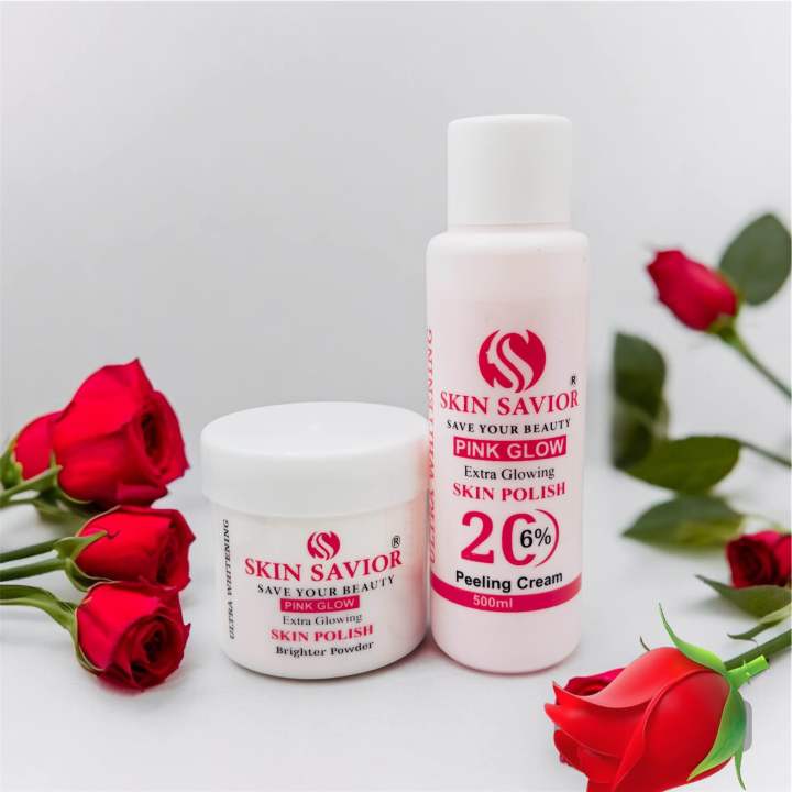 Skin Savior Pink Glow Skin Polish 500ml | Daraz.pk