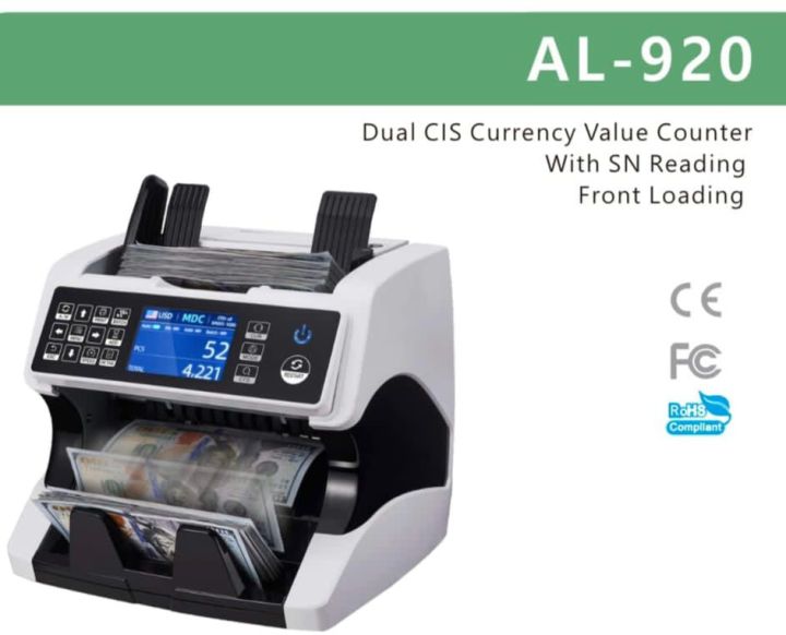 value mix cash counting machine duel CIS model AL 950 | Daraz.pk