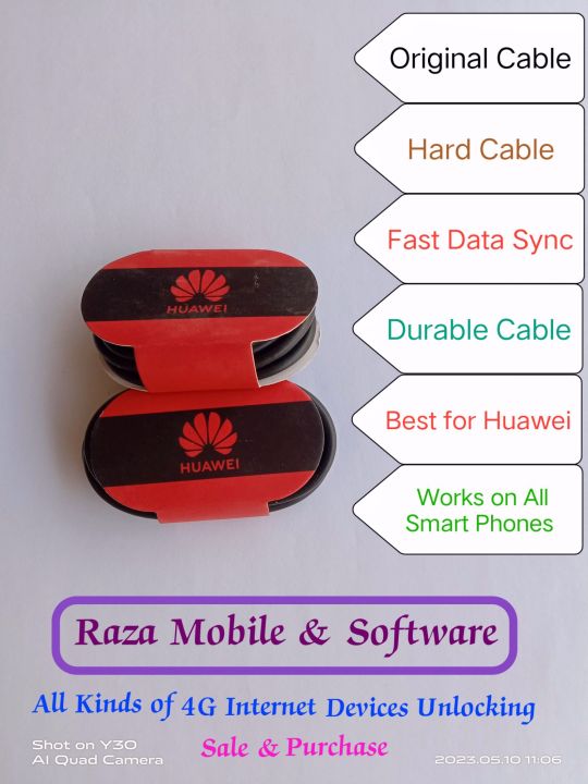 HUAWEI Original Cable. Data & Sync. Hard Cable | Daraz.pk