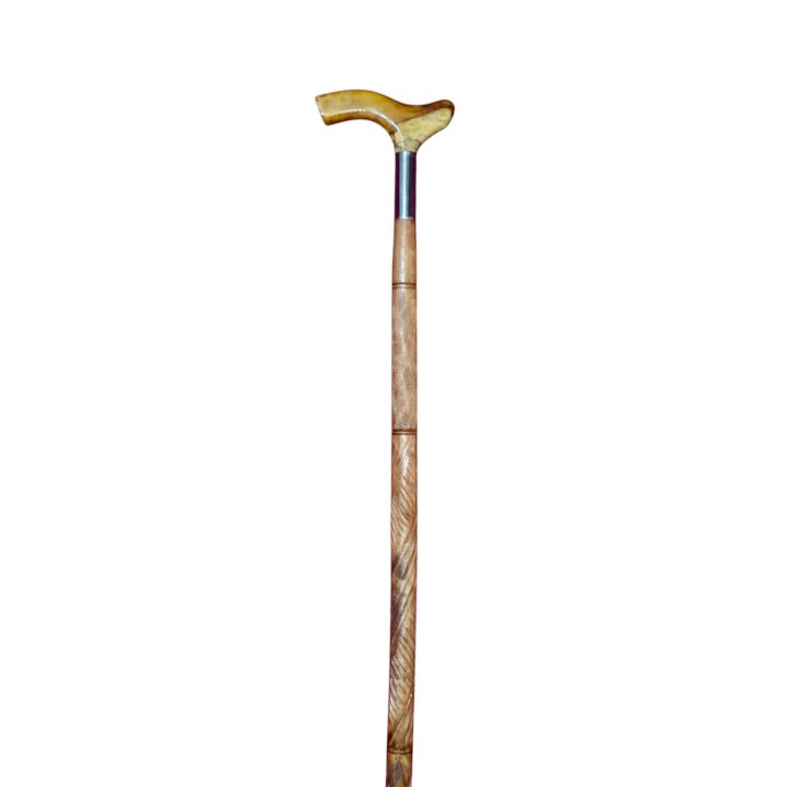 Handcrafted Wooden Walking Stick – Durable 36 Inch Walking Cane | Daraz.pk