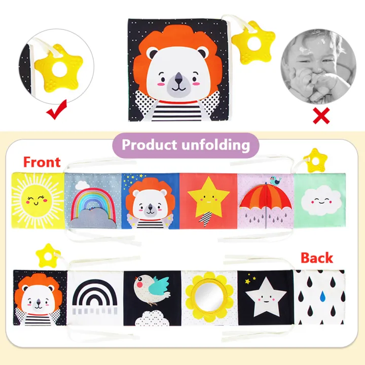 Crinkle Early Education Learning Toy, Educational Baby Bathtime Cloth ...