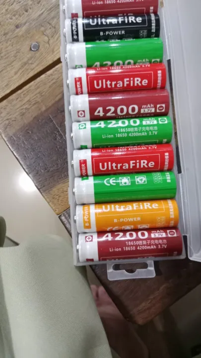 (1 Cell Price) High Quality UltraFiRe Rechargeable Charging Cell 3.7v ...