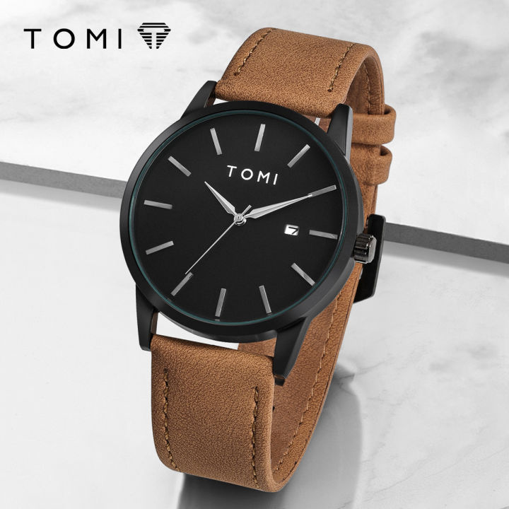 TOMI Brand Fashionable Men's Watch Luxurious Small Disc Dial Design ...