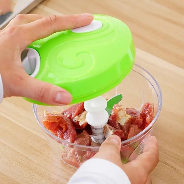 mini speedy chopper handpull meat chopper manual mini chopper vegetable ...