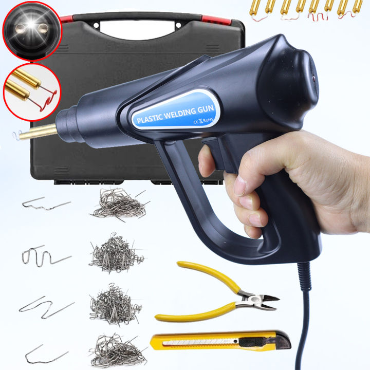 70W Portable Plastic Welder Machine Kit, Car Bumper Crack Kayak Repair ...