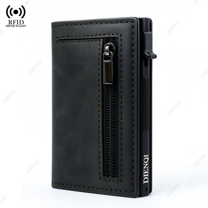 Anti-theft Credit Card Holder Men Wallets Rfid Blocking Aluminum ...