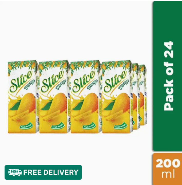 Slice juice 200 ml 24 pcs box | Daraz.pk