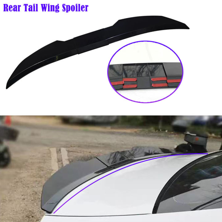 New Style Universal 3pcs Sedan Rear Trunk Tail Rear Wing Spoiler 117 ...