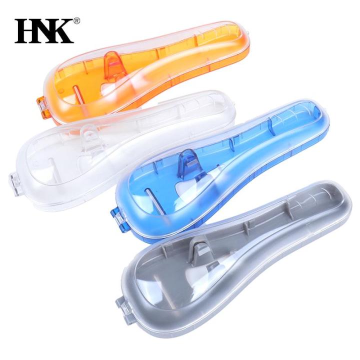 1pcs Portable Men's Razor Blades Holder Box Portable Blue Travel Shaver ...