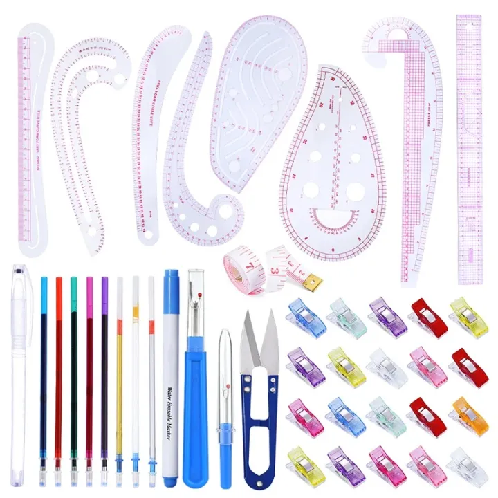 【COOL】 KRABALL Plastic French Ruler Sewing Tailor Drawing Template ...