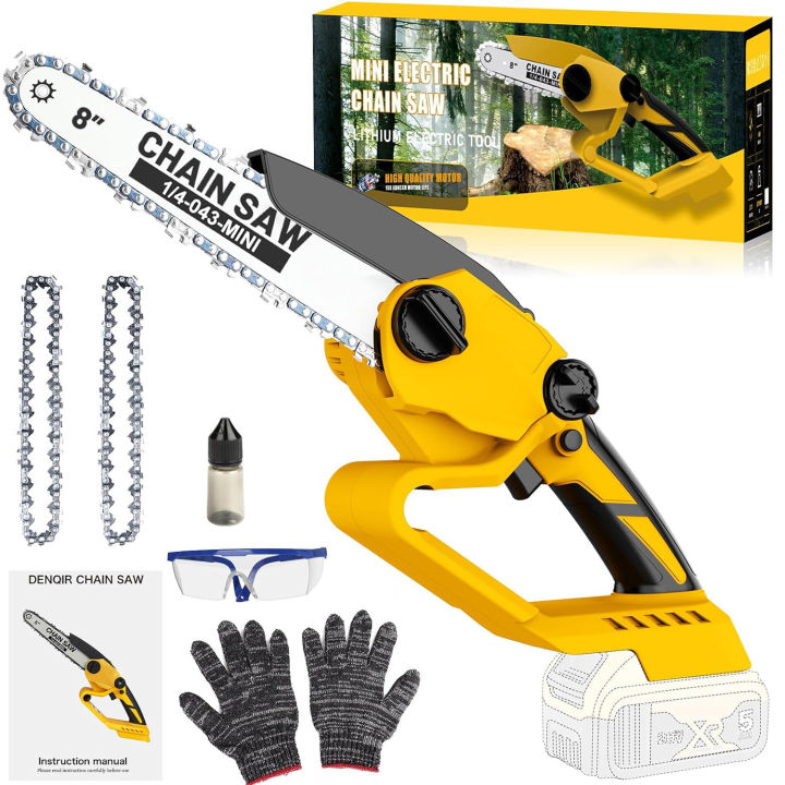 Cordless Chain Saw For Dewalt 20V Battery (NO Battery),8Inch Electric ...