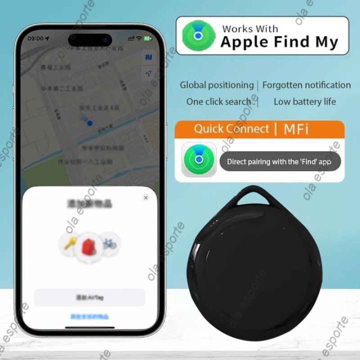 2024 Mini Tracking Device For Apple Find My Key Smart Tag Air tag Child ...