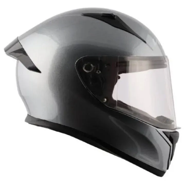 Vega Full Face Bick Helmet Silver | Daraz.com.bd