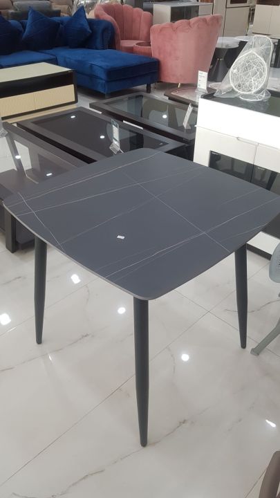 Table with Stone top and base with metal | Daraz.com.np