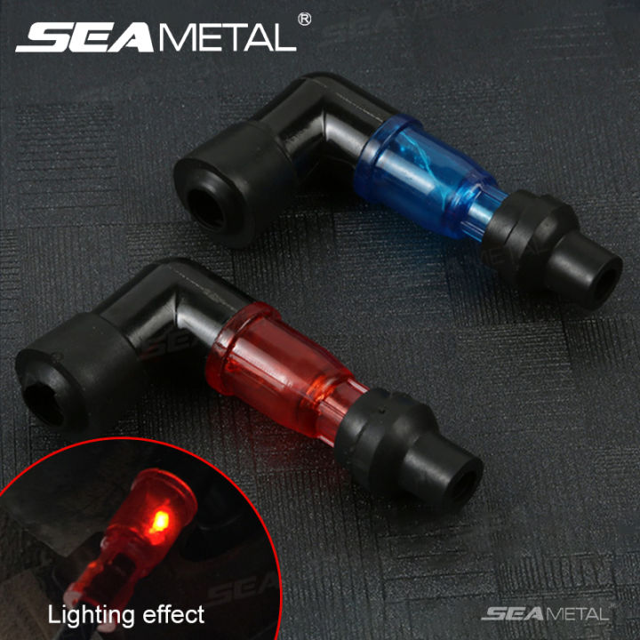 SEAMETAL Motorcycles Spark Plug Cap For Scooter Motorbike Universal ...