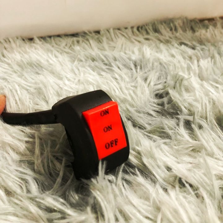 Universal Motorcycle Dual Switch ON/ON/OFF Push Button Switch Handlebar ...