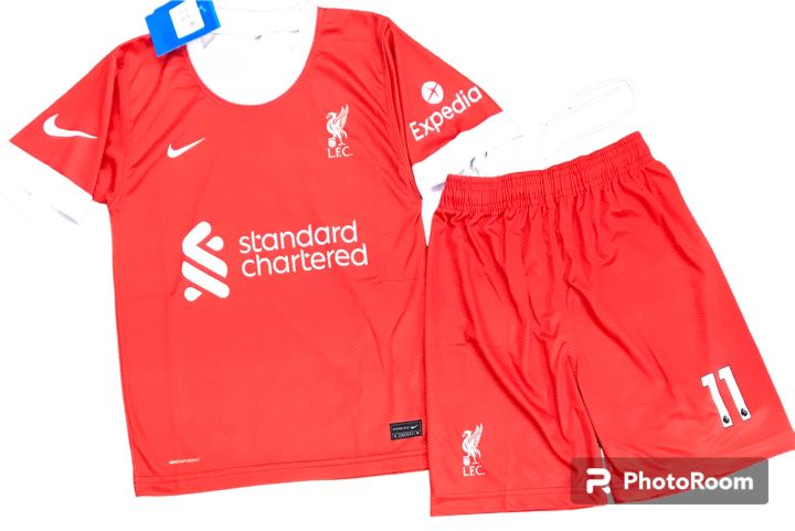 M.Salah full kit Liverpool F.C. 2023-24 for kids | Daraz.pk