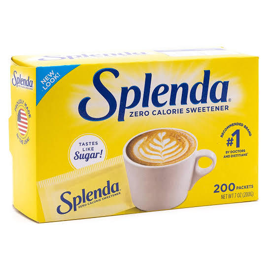 SPLENDA Zero Calories Sweetener 100 Sachets 100 grams made in USA ...