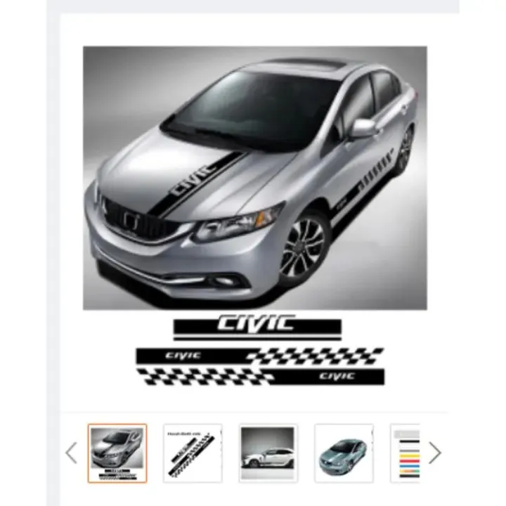 For Honda Civic 2000, 2004, 2009, 2013, 2016, 2022 NEW SHAPE Sedan Car ...