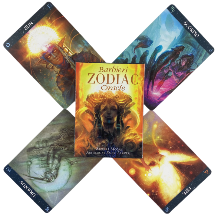 Barbieri Zodiac Oracle Cards A 26 English Fate Divination Deck Borad ...