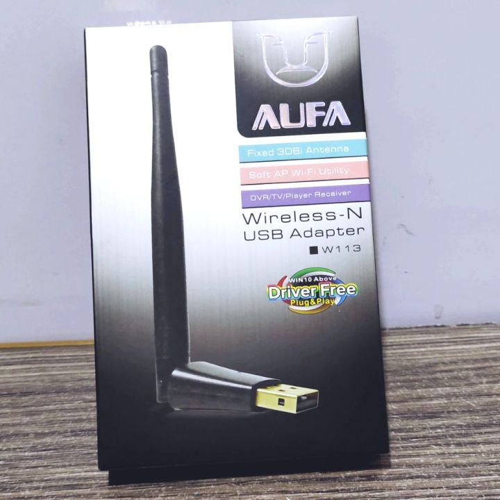 ALFA USB Wireless LAN Card with Antenna - Alfa Net Wifi Wireless-N USB ...