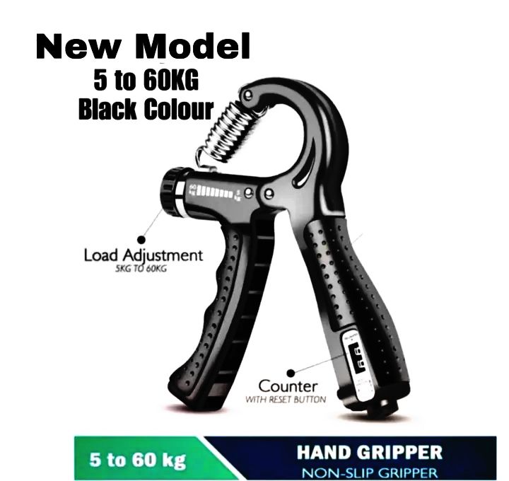 Adjustable Hand Grip Strengthener - 5-60kg Forearm Wrist Exerciser with ...