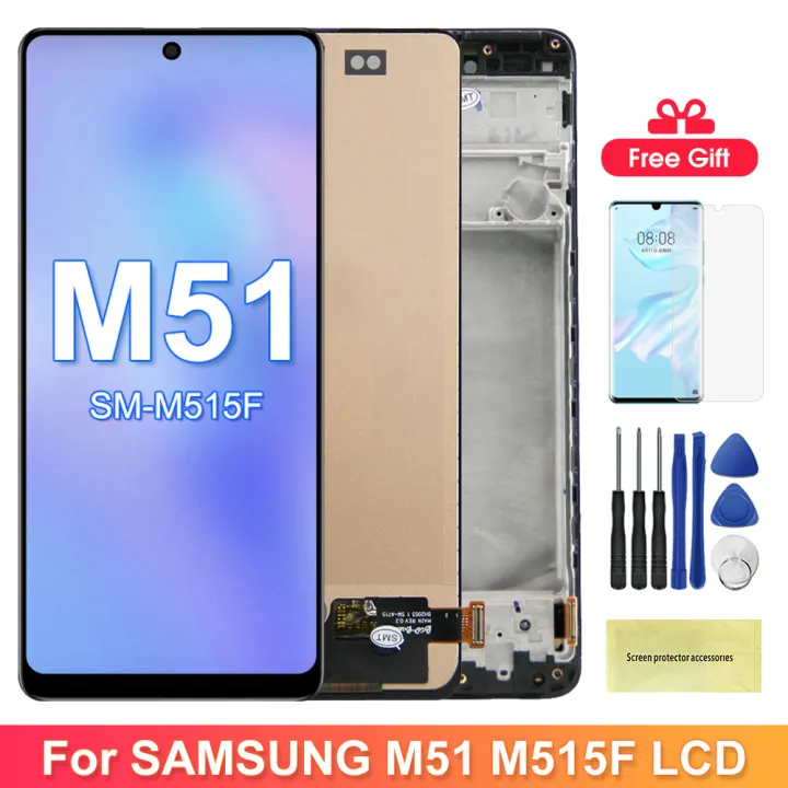 Display Screen for Samsung Galaxy M51 Lcd Display Digital Touch Screen ...