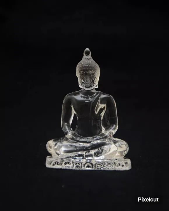 Thai Super Crystal Plastic Lord Buddha Statue 2.54 Cm Home Car Dashboad ...