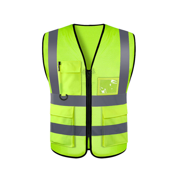 High Visibility Reflective Safety Vest Adjustable Reflective Security ...