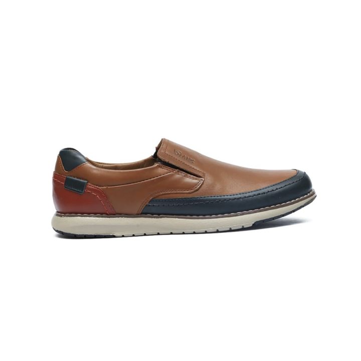 Slip On Casual Shoes for Men in Brown Color by Glanz | Daraz.pk