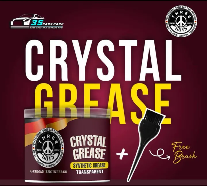 Crystal Grease - Synthetic Transparent Grade (NLGI Grade-2) | THREE ...
