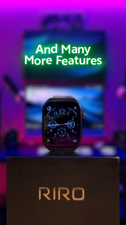 RIRO W3 Smartwatch | Full Touch Display | Fitness Tracker | Call ...