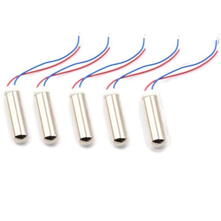 5Pcs 7x25mm DC Coreless Vibration Motor 1.5-3V 8000-16000RPM Built-in ...