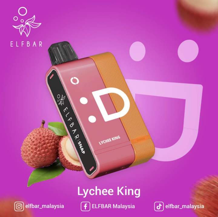 ELFBAR SNAP SMART LYCHEE KING FULL KIT 14K PUFF | Daraz.com.bd