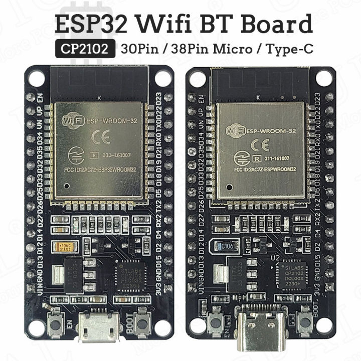 ESP32 Development Board 2.4G WIFI Bluetooth Module 30Pin 38Pin CP2102 ...