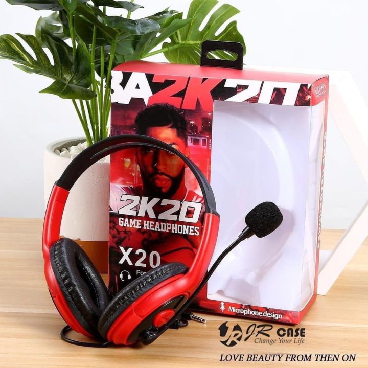 Gaming Headphone Plus Mic Wired Headset Bando Gaming with Jack 3.5mm ...