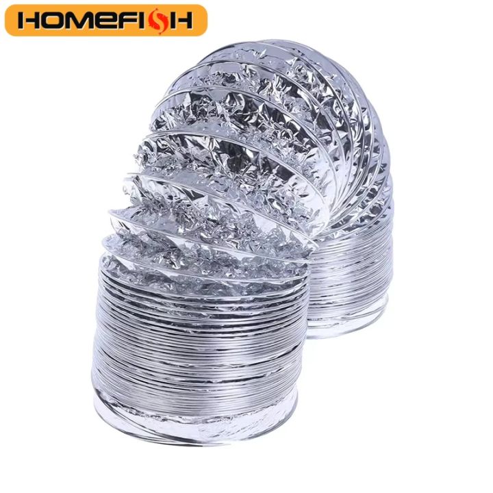 New 4 Inch 100mm Ventilator Pipe PVC Aluminum Tube Air Ventilation Pipe ...