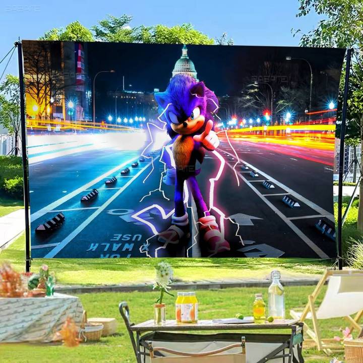 Classic Character Hit Movie Sonic Large Size Shop Art Promotion ...