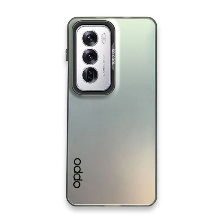 OPPO Reno 12, 11, 10 Pro Case Luxury Metallic Aurora Skin Matte Cover ...