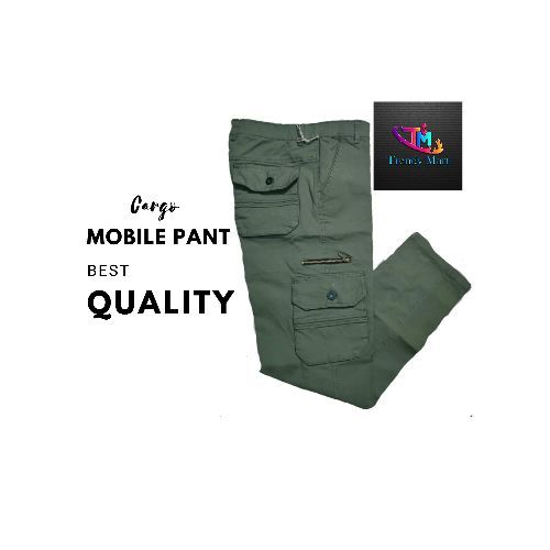 6 Pocket olive Colour Exclusive Cargo Mobile Pant for Men | Daraz.com.bd